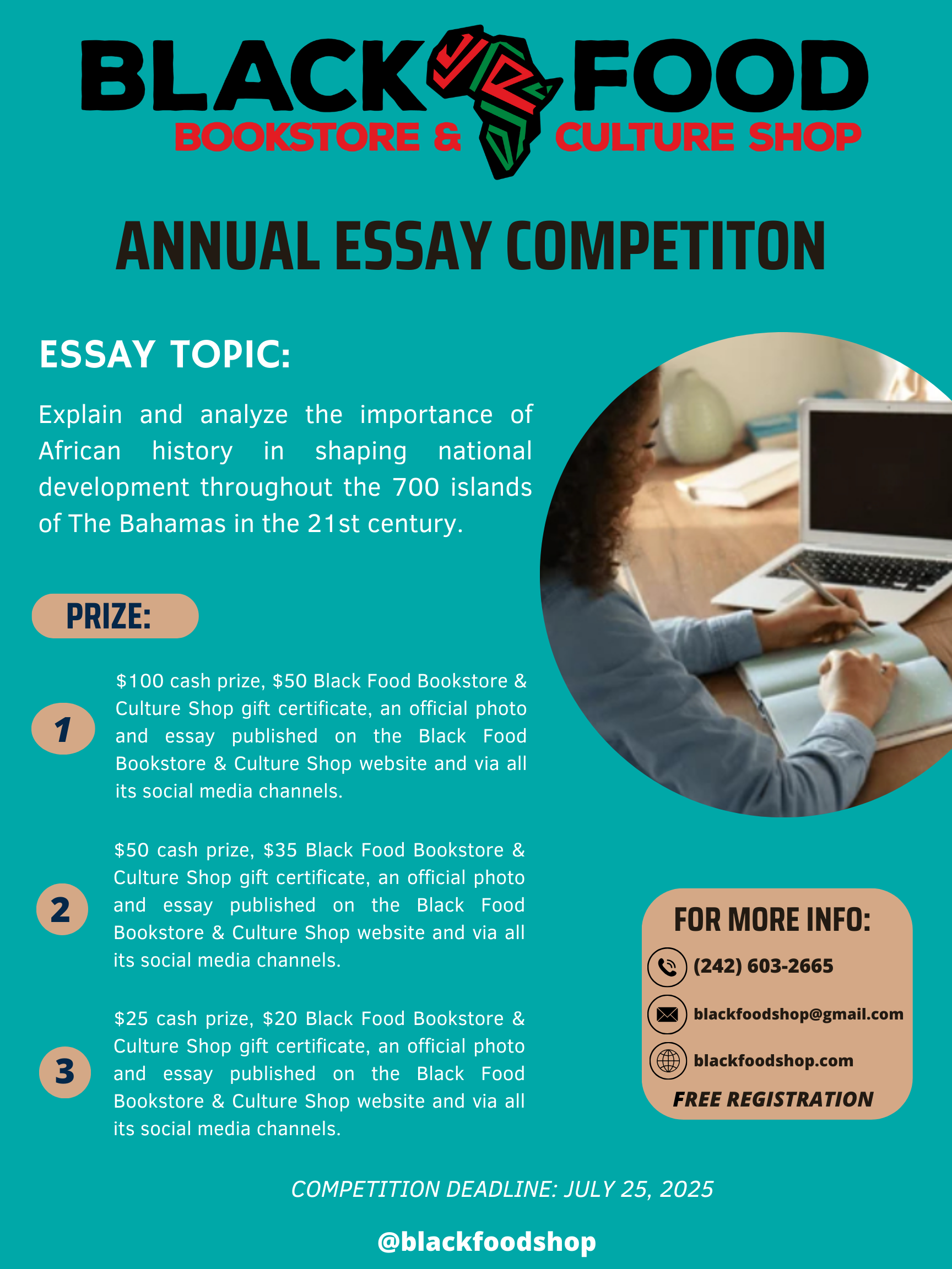 Black Food Bookstore Launches First Annual Essay Competition: Join the ...